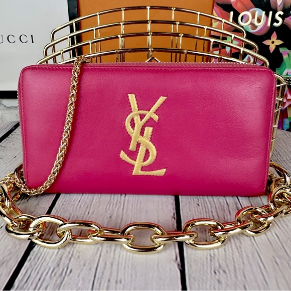 Yves Saint Laurent | Bags | Ysl Yves Saint Laurent Zippy Ziparound ...